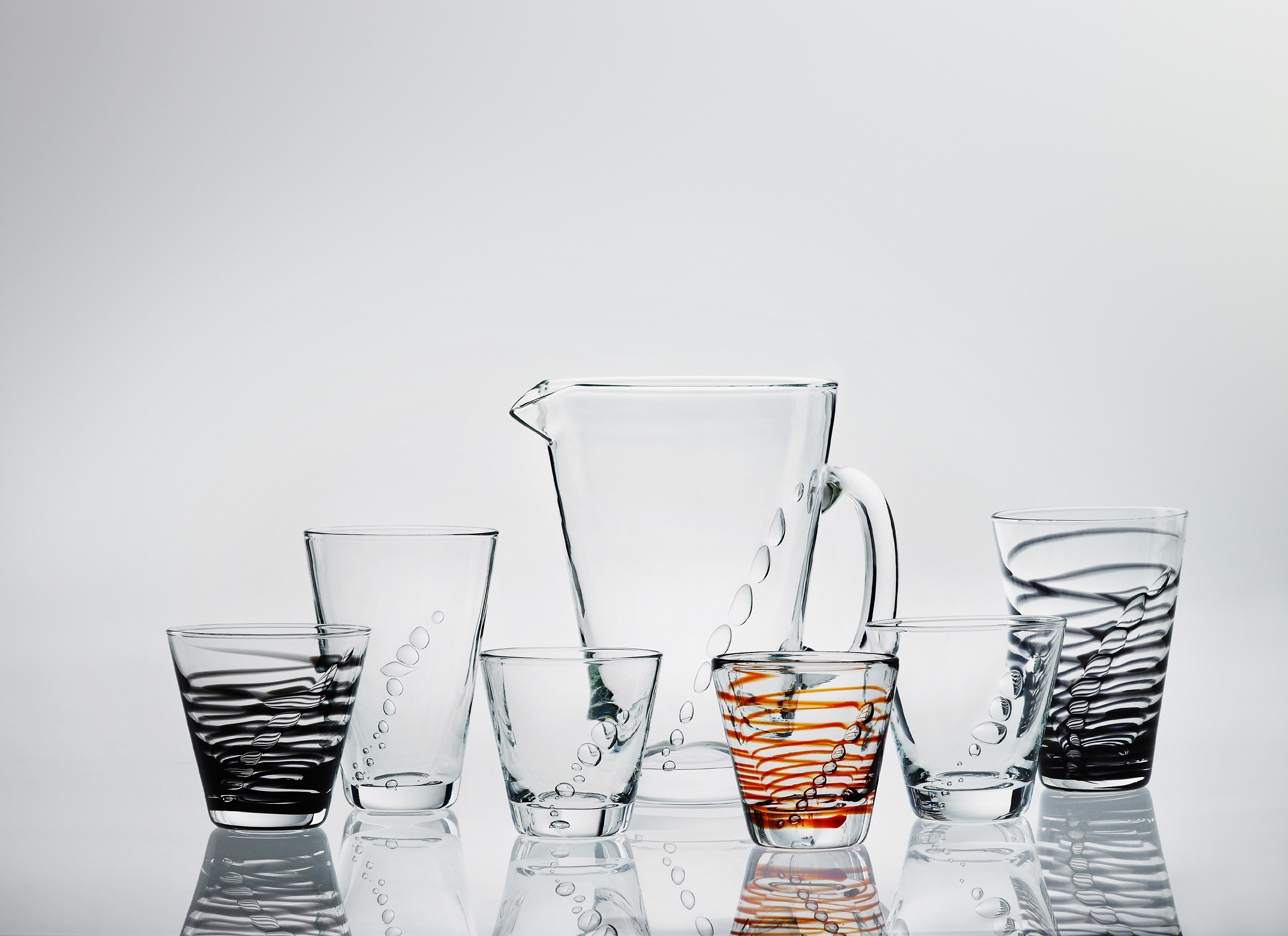 6096B - แก้วน้ำhand made FONG II ทรงเตี้ย - AKANEKShopping